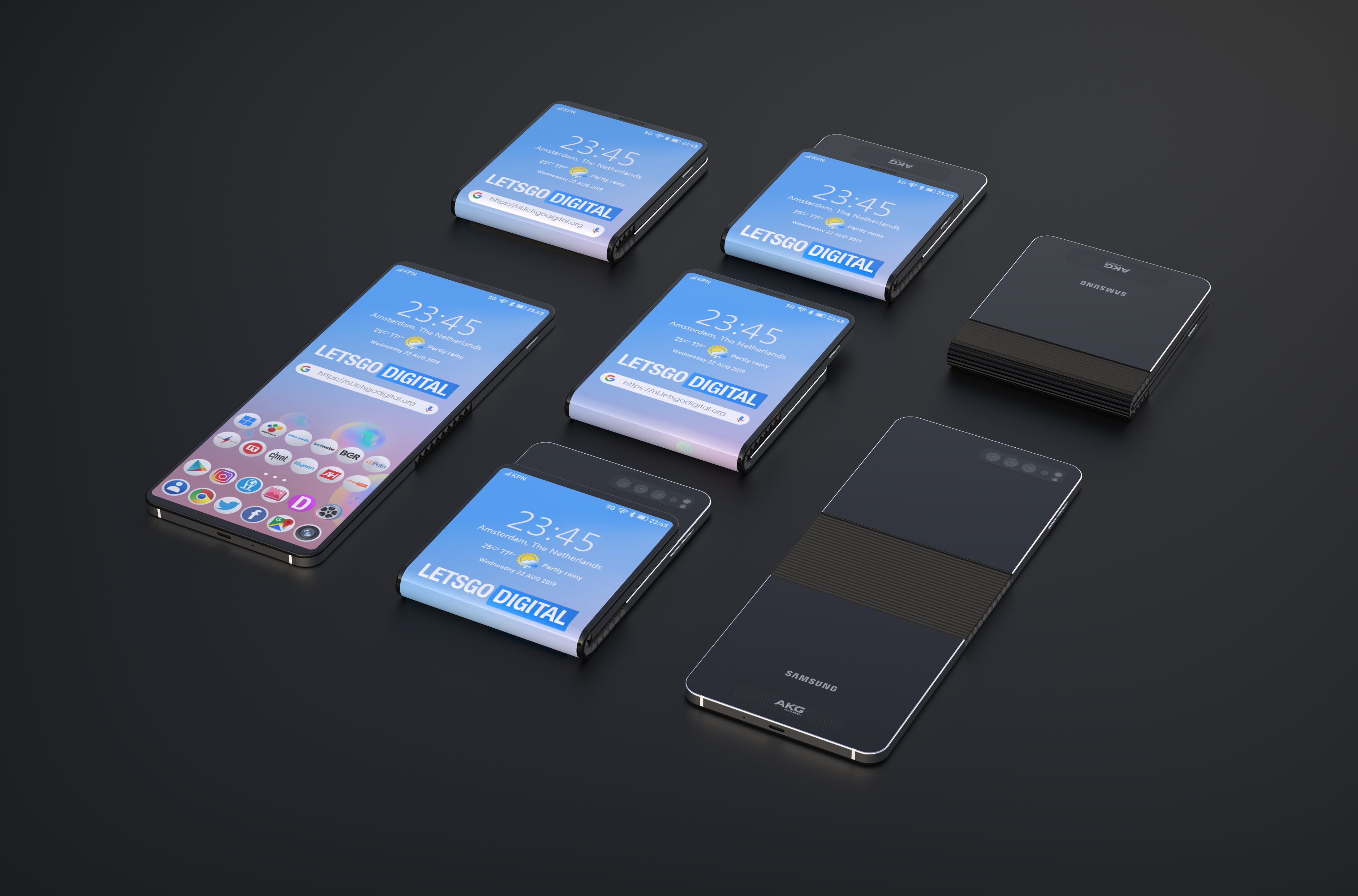 Samsung prueba un nuevo diseño de móvil plegable en varias direcciones ...