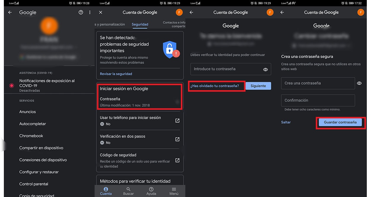 Cómo restablecer y recuperar contraseña de tu cuenta de Google