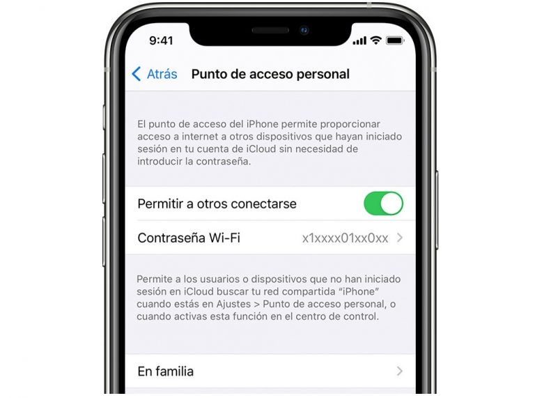 Cómo compartir la conexion a Internet de un iPhone con otros dispositivos
